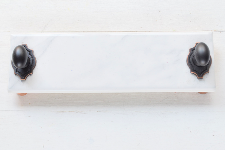 DIY: Marble Hardware Tray