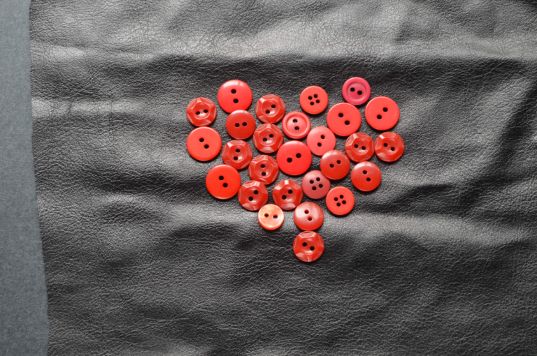 DIY: Button Heart and Sword Patch (Gucci-Inspired)