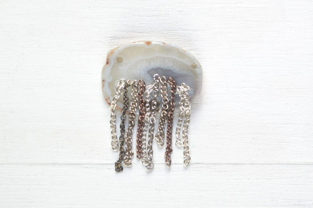 DIY: Stone Fringe Necklace