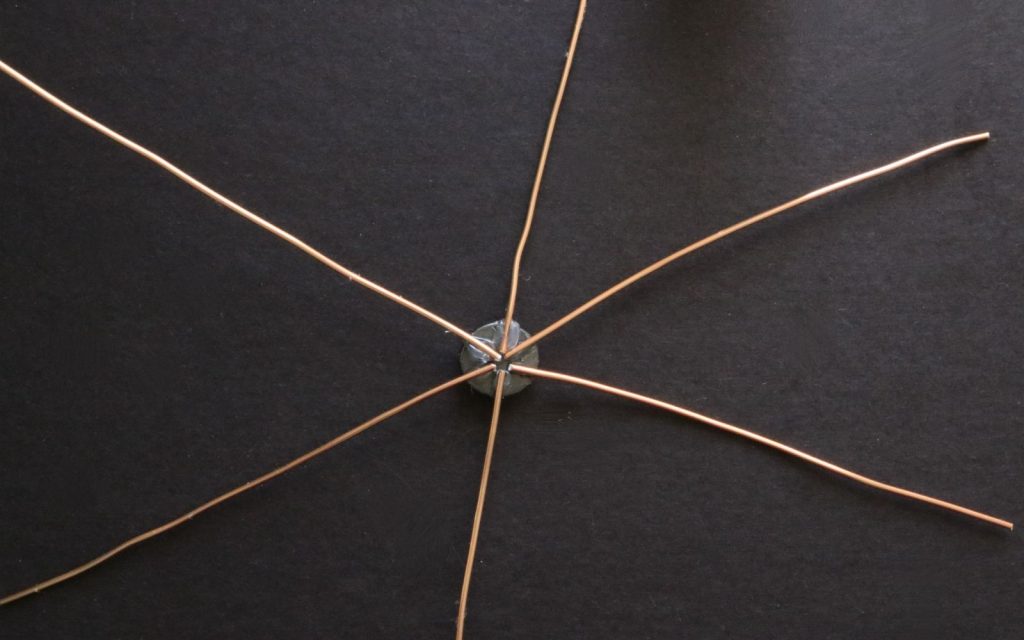 DIY: Copper Spider Web Decor